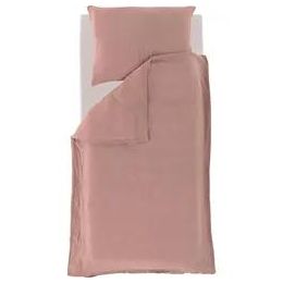 Träumeland Kinderbettwäsche TRÄUMELAND "Bio-Baumwolle", rosa, B/L: 140cm x 200cm, 1 Stk., 1 Stk., Musselin, B/L: 90cm x 70cm, Garnitur: 2 Stk., Musselin, Obermaterial: 100% Baumwolle, Bettwäsche, GOTS zertifiziert - Bio-Baumwolle