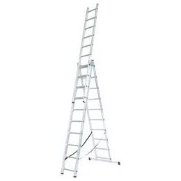 Vielzweckleiter Krause "CORDA", grau (aluminiumfarben), H:615cm, Aluminium, Leitern