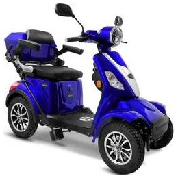 Elektromobil Rolektro "Rolektro E-Quad 25 V.3, Lithium Akku", blau, ElektromobileB:84cm H:118cm L:156cm, B:84cm H:118cm L:156cm