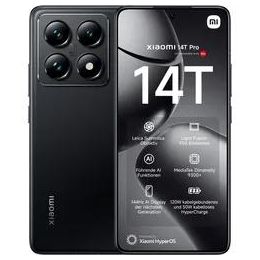 Xiaomi Smartphone "Xiaomi 14T Pro 512GB", schwarz (titan schwarz), 512 GB, Mobiltelefone