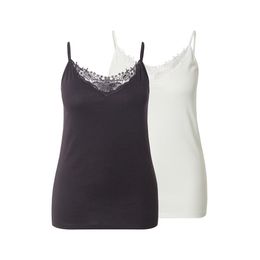 Only Carmakoma Top 'CARLULU' female Black, White size L-50/52