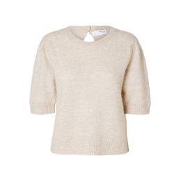 Selected Pullover 'LULU' Damen Gr&ouml;&szlig;e S beige / camel