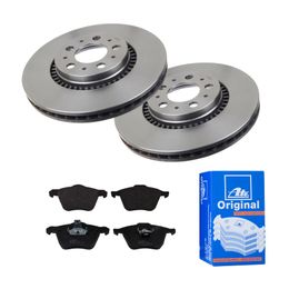 ATE Bremsensatz, Scheibenbremse vorne rechts links belüftet 305mm für VOLVO 274285 30793265 31400740 1420-42486