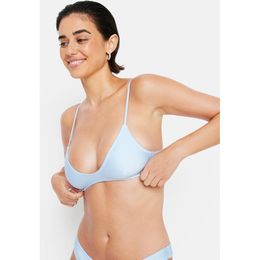 LSCN BY LASCANA Bustier-Bikini-Top 'Nele' blau Gr. 40 Cup A/B. Ohne B&uuml;gel