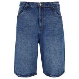 Shorts Urban Classics "Urban Classics Herren 90's Heavy Denim Shorts", Herren, Gr. 42, Normalgrößen, blau (new mid blau washed), 100% Baumwolle, unifarben, loose fit, Hosen