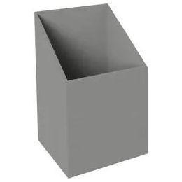 Wäschebox wimex "Multiraumkonzept", grau, B:33cm H:55,5cm T:34,5cm, Stoff, Wäschesammler, 2-teiliges Set