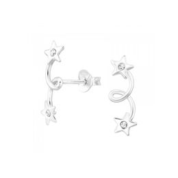 Alexander York Ohrstecker CLIMBER STERNE Kristall in 925 Sterling Silber, 2-tlg. | Gr.: onesize