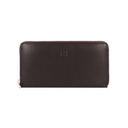 DuDu Geldbörse Leder 19 cm in dunkelbraun | Gr.: onesize