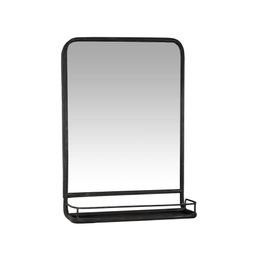 IB Laursen Wandspiegel mit Ablage in schwarz | Gr.: onesize