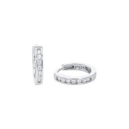 Amor Creolen Silber 925, rhodiniert in Silber | Gr.: onesize