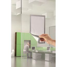 Durable Magnetrahmen Duraframe selbstklebend A4 metallic silber Packung mit 2 ... | Gr.: onesize