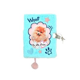 Yuhu.kids Tagebuch Fluffy Dog in Blau | Gr.: onesize