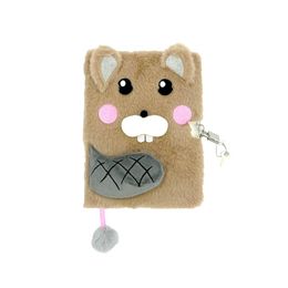 Yuhu.kids Tagebuch Bieber in Grau | Gr.: onesize
