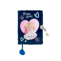 Yuhu.kids Tagebuch Ginger Kitty in Dunkel-Blau | Gr.: onesize