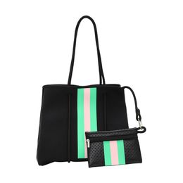 NAEMI Damen Handtasche in Schwarz Mehrfarbig | Gr.: onesize