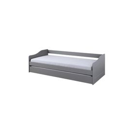 ebuy24 Bett Malsu Grau 208 x 97 cm | Gr.: onesize