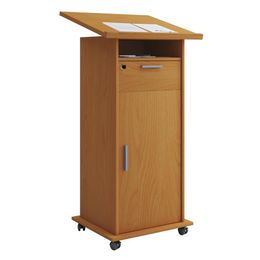 ebuy24 Schreibtisch Meeta Braun 60 x 50 cm | Gr.: onesize