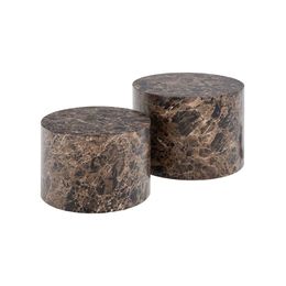 ebuy24 Couchtisch Dice Braun 58 x 58 cm | Gr.: onesize