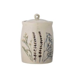Bloomingville Dose BEA mit Deckel Blumen 1,3 Liter | Gr.: onesize