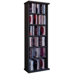 ebuy24 CD Regal Vostan Schwarz 31 x 18 cm | Gr.: onesize