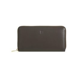 DuDu Geldbörse Leder 19 cm in coffee brown | Gr.: onesize