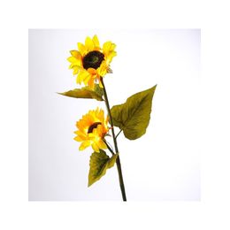 MARELIDA LED Solar Gartenstecker Sonnenblume in gelb - H: 1,25m | Gr.: onesize