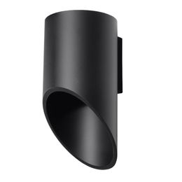 Wandleuchte "NIXON 20" in Schwarz Aluminium moderne Lampe 1xG9 LED NICE LAMPS | Gr.: onesize
