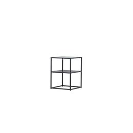 ebuy24 Ecktisch SaoPaulo Schwarz 40 x 40 cm | Gr.: onesize
