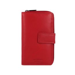 mano Donna Giulia Geldbörse Leder 10,5 cm in rot | Gr.: onesize