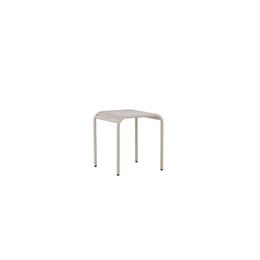 ebuy24 Gartentisch Borneo Beige 70 x 70 cm | Gr.: onesize