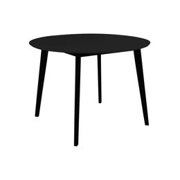 ebuy24 Esstisch Vojens Schwarz 105 x 105 cm | Gr.: onesize
