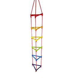 Hess Holzspielzeug Dreiecks-Strickleiter in bunt | Gr.: onesize