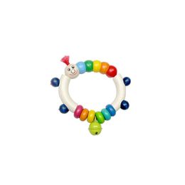 Hess Holzspielzeug Holzrassel "Wurm Theo" in Bunt | Gr.: onesize
