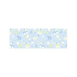 Buntpapierfabrik Ludwig Bähr Transparentpapier 115g/qm A4 Packung mit 25 Blatt Baby blau Motiv 02 | Gr.: onesize