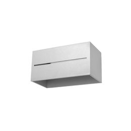 Nice Lamps Wandleuchte LORUM 2 in Grau (H)10cm (L)20cm | Gr.: onesize