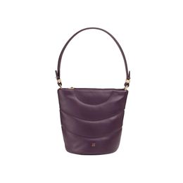 DuDu Barbara Schultertasche Leder 21.5 cm in deep purple | Gr.: onesize