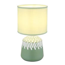 Globo lighting Tischleuchte "Rela" in Mint - (H)31,5 x &Oslash; 17,5 cm | Gr.: onesize