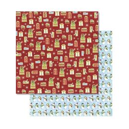 Buntpapierfabrik Ludwig Bähr Scrapbook Paper Premium Glitter 30,5x30,5cm Packung mit 25 Blatt ... | Gr.: onesize
