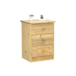 ebuy24 Kommode Nelly 3 gebeizt 42 x 35 cm | Gr.: onesize