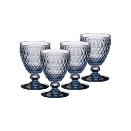 Villeroy & Boch Villeroy & Boch 4er Set Weißweingläser Boston Coloured 230 ml in Blau | Gr.: onesize