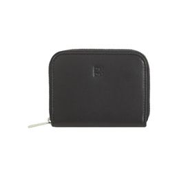 DuDu Hokkaido Geldbörse Leder 10 cm in schwarz rose | Gr.: onesize