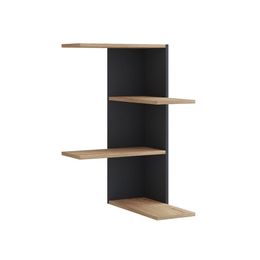 ebuy24 Regal Balos Ablagen Schwarz 45 x 45 cm | Gr.: onesize