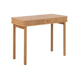 ebuy24 Schreibtisch Langley Eiche 100 x 50 cm | Gr.: onesize