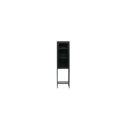 ebuy24 Vitrinenschrank Misha Schwarz 41 x 35 cm | Gr.: onesize