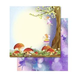 Buntpapierfabrik Ludwig Bähr Scrapbook Paper Premium Glitter 30,5x30,5cm Packung mit 25 Blatt ... | Gr.: onesize