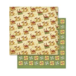 Buntpapierfabrik Ludwig Bähr Scrapbook Paper Premium Glitter 30,5x30,5cm Packung mit 25 Blatt ... | Gr.: onesize
