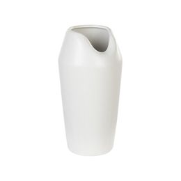 Beliani Dekovase APAMEA in Weiß - (W) 17 x (H) 33 x (L) 17 cm | Gr.: onesize