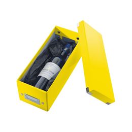 Leitz Ablagebox Click & Store Wow CD Graukarton gelb | Gr.: onesize