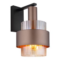 Globo lighting Wandleuchte "MILLEY" in black | Gr.: onesize