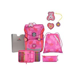 DerDieDas ErgoFlex Easy Schulranzen-Set in Roses | Gr.: onesize